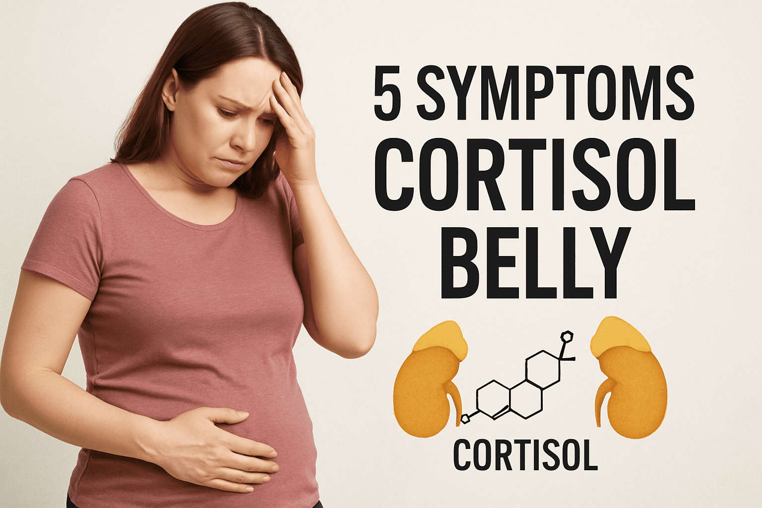 Cortisol Belly: 5 Key Symptoms You Need to Know & How to Beat Them